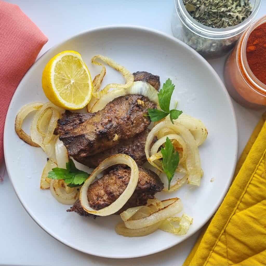 Healthy Beef Liver With Onions