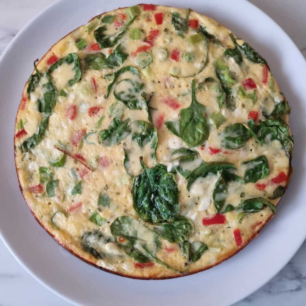 Crustless Cottage Cheese Quiche - Hanaa Box